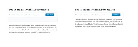 Special Invalid Case For Missing Blocks · Issue 7811 · Wordpressgutenberg · Github