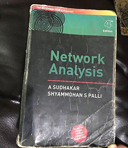 Network Analysis By Asudhakar And Shyammohan S Palli Fourth Edition