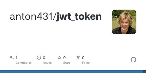 GitHub Anton431 Jwt Token