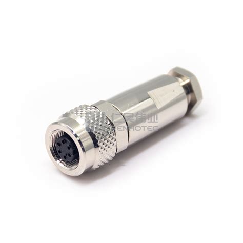 M9 Female Field Wireable Connectors Screw Terminal Mount