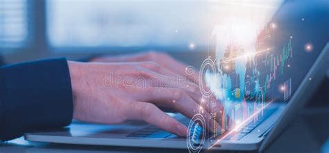 Concept Business Graph And Chart Of Stock Trade Data Static Analytic Market Companybusinessman