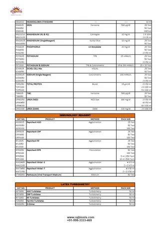 Semi Automatic Pathozyme Direct Hdl Cholesterol Biochemistry Reagent