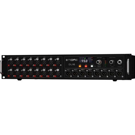 Midas DL16 Stagebox With 16 Midas Mic Preamps 16 Inputs And 8 Outputs