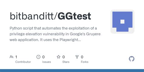 github bitbanditt ggtest python script that automates the