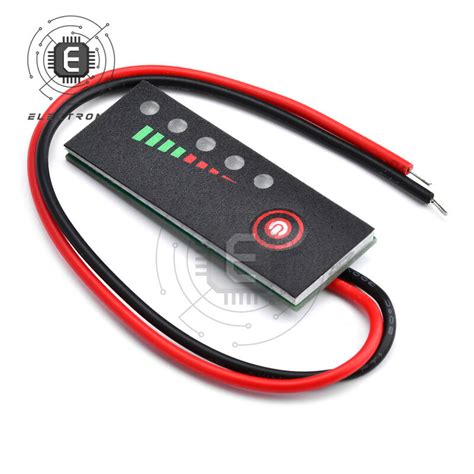 18650 리튬 이온 Lipo 리튬 배터리 레벨 표시기 테스터 Lcd 디스플레이 미터 용량 전압 1s 12v 측정 및 분석 장비