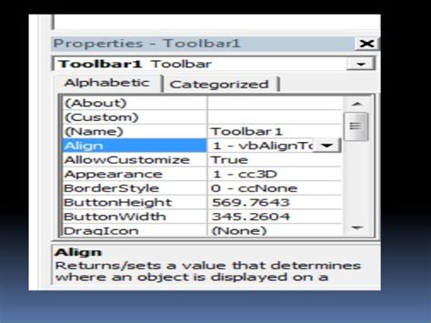 Toolbar Statusbar Coolbar In Vb