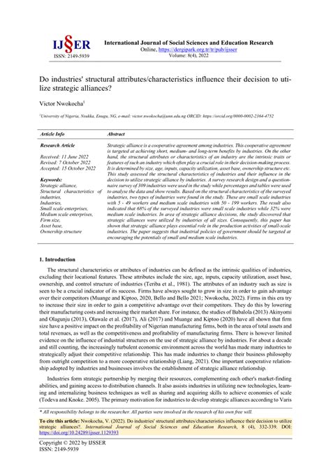 pdf do industries structural attributes characteristics influence