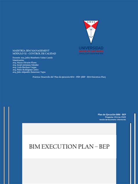 Plan De Ejecución Bim Peb Grupo X Pdf Autodesk Revit Fundación