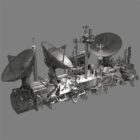 3ds Max Industrial Communications Array