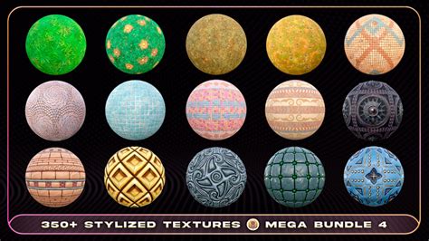 350 Stylized Textures Mega Texture Collection 4