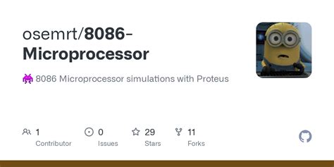 Github Osemrt 8086 Microprocessor 8086 Microprocessor Simulations With Proteus