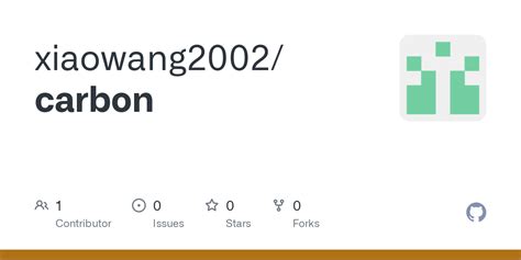 Github Xiaowang2002carbon