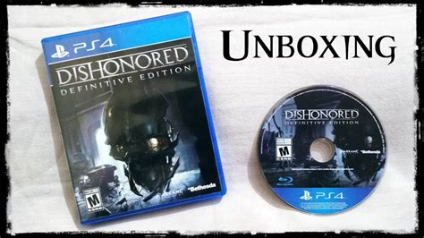 Dishonored Definitive Edition Ps4 Unboxing Amazon India Youtube