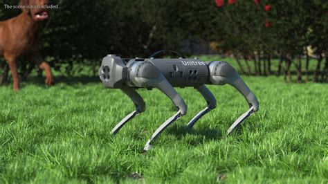 Robot Unitree Go1 Silver Rigged For Cinema 4d 3d Model Turbosquid 2193917