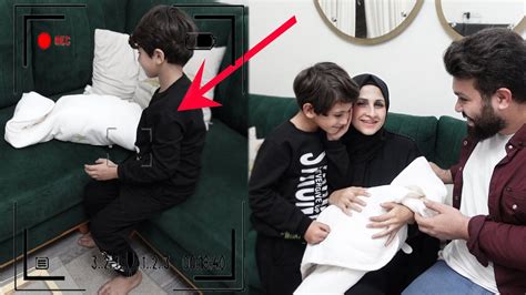 مقلب الولادة بجود ابني حطينا كاميرات مراقبه وتركناه مع البيبي 👶 شوفوو