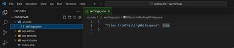 How To Remove Trailing Whitespace In Vs Code Codexcafe