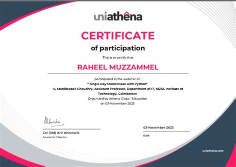 Raheel Muzzammel On Linkedin Python Uniathena Programming