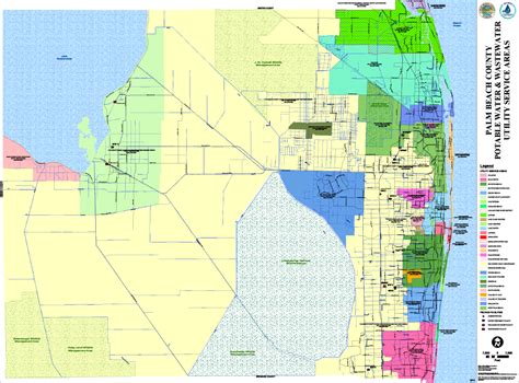 Water Utilities Service Area Map