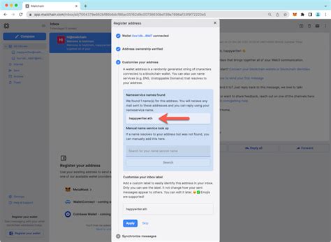 mailchain learn getting started with ens in mailchain