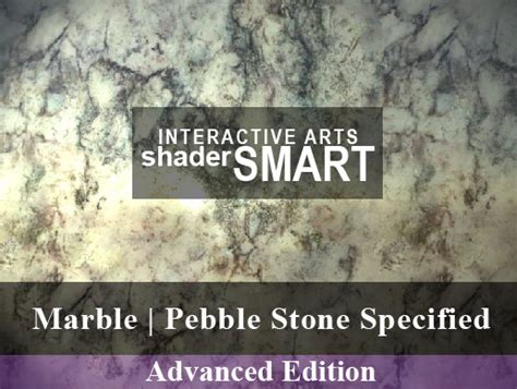 Marble Pebble Stone Specified Shader Smart Advanced Edition Vfx