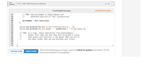 Solved 99 Mathrm Lab Iicketıng Service Queue