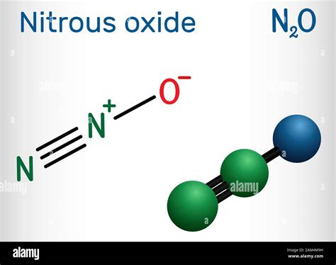 Nitrous Oxide Molecule Structure