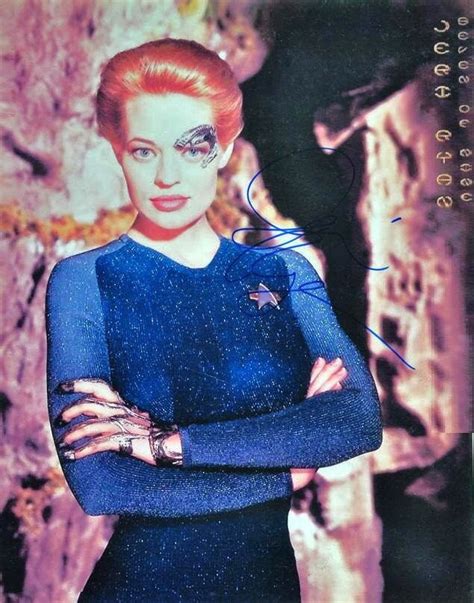 Jeri Ryan Signed Photo Star Trek Voyager Seven Of Nine Wcoa Etsy