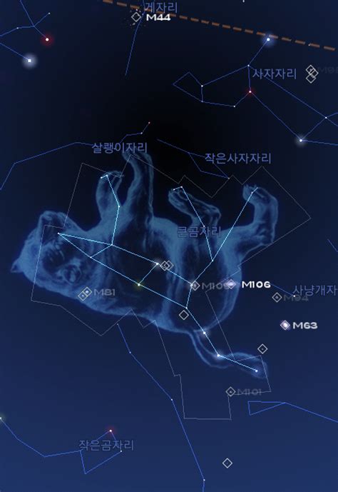별이 쏟아지는 겨울밤 별자리 큰곰자리 북두칠성 작은곰자리 네이버 블로그
