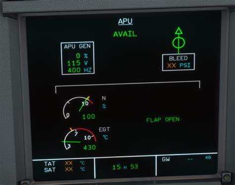 Apu Bleed Display Inop · Issue 7973 · Flybywiresimaircraft · Github