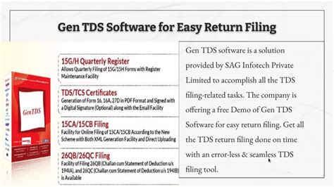 Simple Guide To Filing Tds Returns Via Using Gen Tds Software Pdf