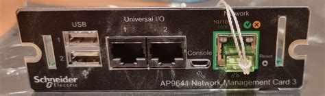 AP Network Management Card APC USV UPS By Schnider Kaufen Auf Ricardo