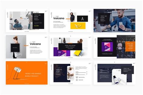 Volcano Powerpoint Template By Mikoslide On Creativemarket