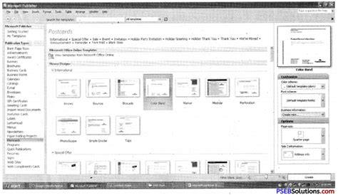 Pseb 10th Class Computer Notes Chapter 8 Microsoft Publishers Ii Pseb