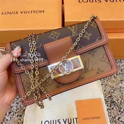 珊妮二手 Lv 路易威登 Dauphine 鏈條包 小號 Woc 郵差包 斜背包 肩背包 M68746 現貨 蝦皮購物