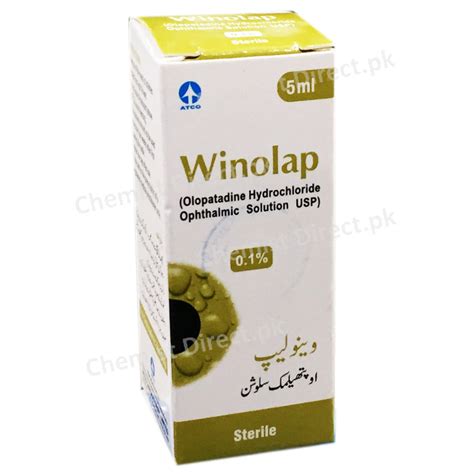 Winolap Ophthalmic Solution 01 5ml Chemistdirectpk