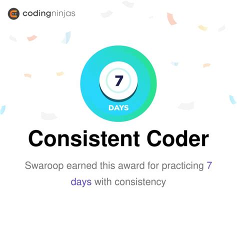 Swaroop Desai On Linkedin Codingninjas Achievements