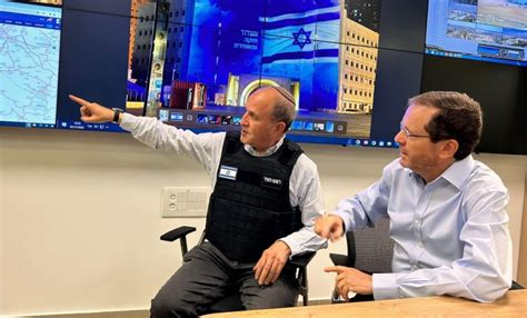 נשיא המדינה יצחק הרצוג ביקר היום באשדוד כאן דרום אשדוד