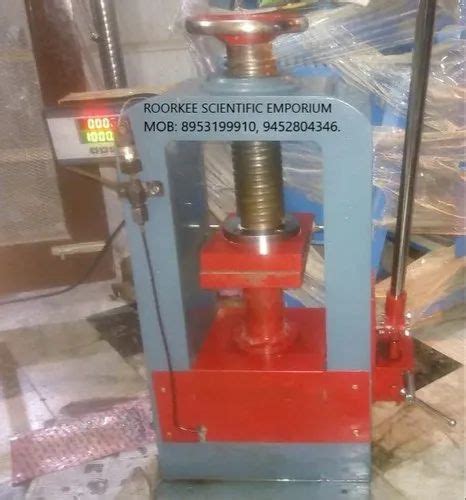 CUBE TESTING MACHINE HAND CUM DIGITAL MACHINE At 45500 Material Testing Equipment In Lucknow