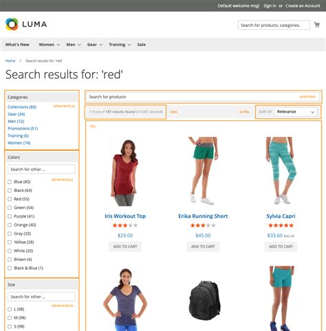 InstantSearch Page Magento 2 Algolia