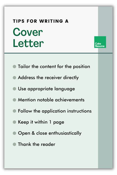 Cover Letter Tips That Will Help You Land The Job Interview Cake