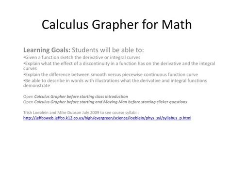 Ppt Calculus Grapher For Math Powerpoint Presentation Free Download