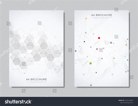 Vector Brochure Cover Design Geometric Abstract Stock Vector Royalty