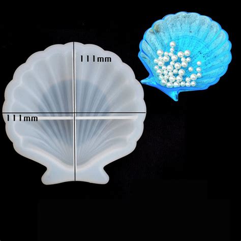 Molde De Silicone Para Resina Shell 11x11cm Realenza Aromas