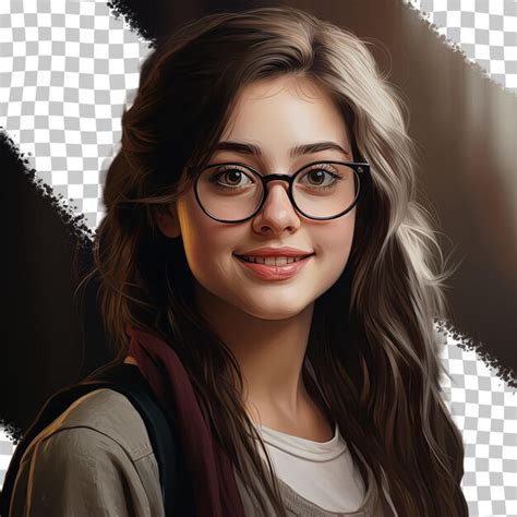 Premium Psd Portrait Of An Appealing Young Female Student Premium Psd Portrait Of An Appealing Young Female Student