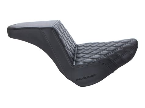 Step Up Front Ls Dual Seat With Black Double Diamond Lattice Stitch