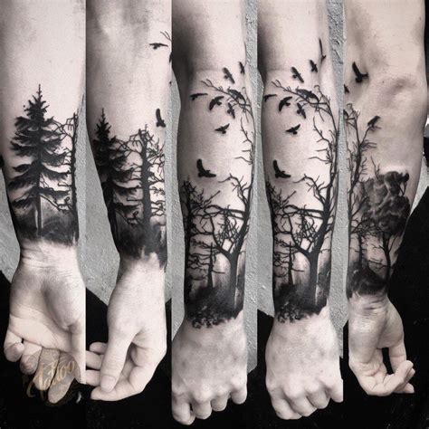 Pin By David Arturo Riveros Quico On Tatuajes Forest Tattoos Tree