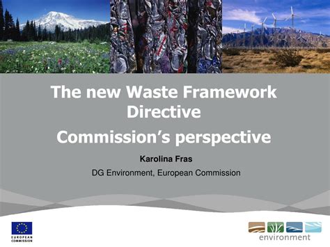 PPT The New Waste Framework Directive Commissions Perspective PowerPoint Presentation ID