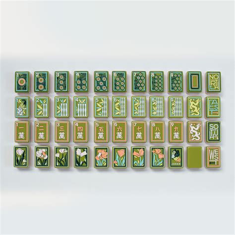 Mahjong Tiles Winter Preorder Mary Benson Art