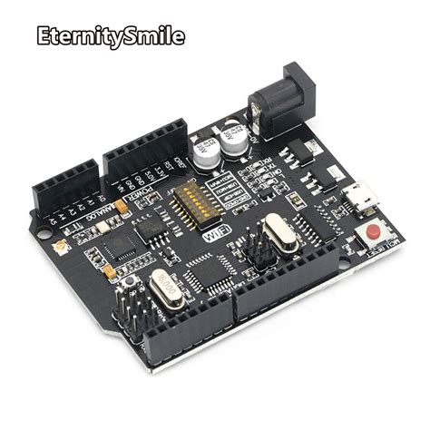 Uno Wifi R3 Atmega328p Esp8266 Memoria De 32mb Usb Ttl Ch340g