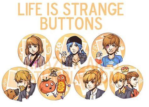 Life Is Strange Buttons And Magnets Life Is Strange Strange Life